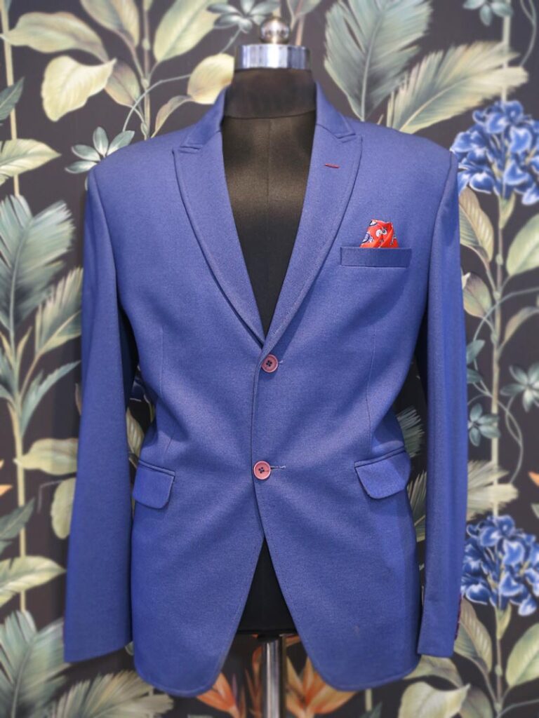 Ultramarine Blue Mens Blazer | Mubarkaan Store